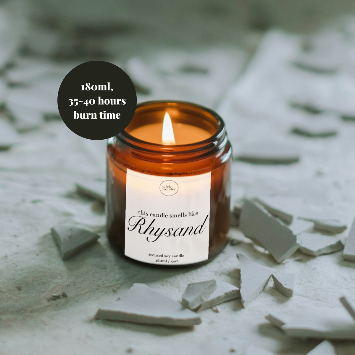 Rhysand Candle, ACOTAR Gifts – wick + wonder