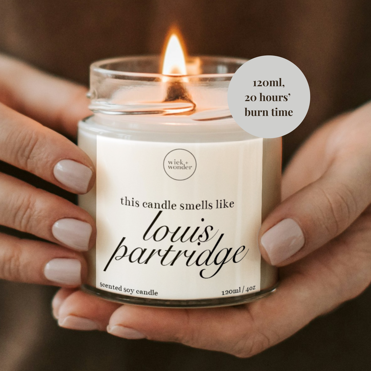 Louis Partridge Candle, House Of Guinness Gifts – wick + wonder